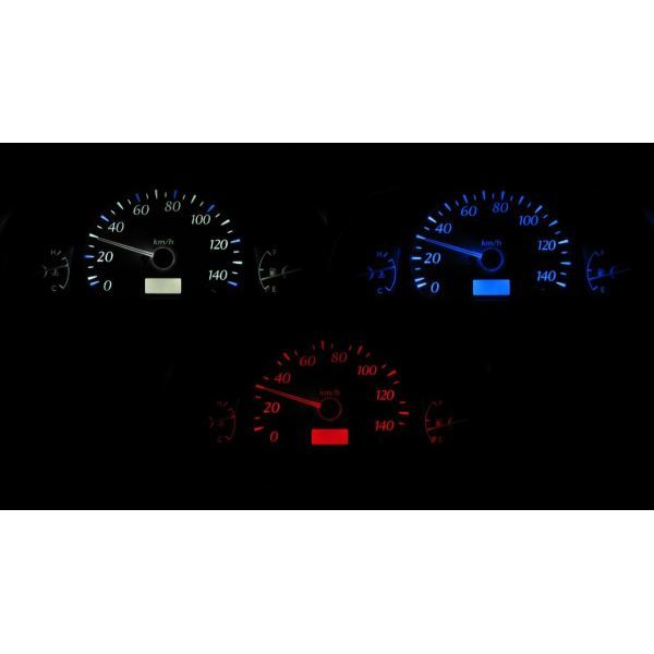 商品説明メーカー名クールファクトリー 商品名メーターバックライト1台分セット適合車種SUZUKIワゴンR (MC12S/MC22S)平12(00)/12〜平15(03)/09注意 LEDには極性がありますので点灯しない場合は接点が逆になる様...