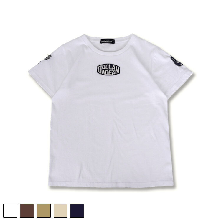 着回し力抜群、1枚でサマになるワッペンTEE フロントとお袖のワッペンが アクセントとなった マルチに着こなせるTシャツ。 カジュアルの中に 女性らしさを感じさせる インナーとしても使いやすい 女性らしいコンパクトなサイズ感に◎ 落ち着いた...
