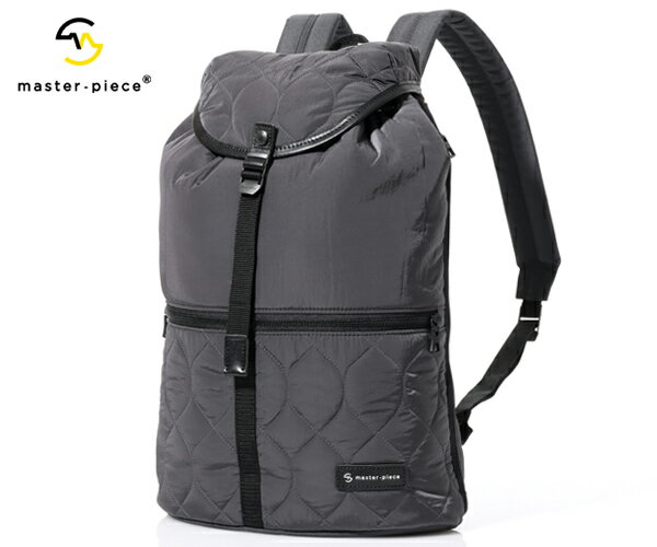 【関連キーワード】マスターピース/master-piece/MSPC/MASTER-PIECE/MASTERPIECE/02431/バックパック/リュック/グレー/ビジネス/ナイロン/ファスナー/ドローコード/ブラック/カジュアル/日本製/...