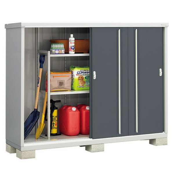 イナバ物置のお届け範囲は、【関東・山梨（一部）】(離島は除く)となります ・本体高さ：1603mm・本体幅：2180mm・本体奥行：615mm・製品重量：約110Kg・床面積：1.33m2（0.40坪）・棚板4枚付（232、226）・基礎ブ...