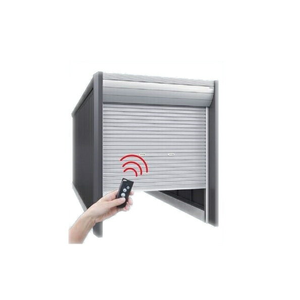 　　　　　こちらの商品は、関西限定配送商品になります。関西以外の地域、離島等一部地域へはお届けできません。下記「イナバ物置の注意事項」をご確認ください。　　手もとのリモコン操作で、バイクから降りずに開閉できる便利なオプションです。（送信機2...