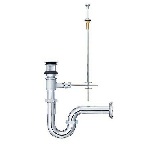 ●主材質：黄銅管クロームメッキ ※排水栓外径：54（32A）・65（32B） ■用途 洗面器・洗面化粧台用のポップアップ式黄銅製排水パイプです。 引棒を上下に動かすことで栓の開閉を行います。 オーバーフロー（アフレ口）、ポップアップ取付穴が...