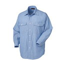 デニム系のラフな魅力を作業服向きに洗練した、ダンガリー素材の長袖ワークシャツ。デニム譲りの耐久性で、汚れたらガシガシ洗えるのがダンガリーシャツの魅力です。洗い晒しのニュアンスある表面感はワークシーンで合わせるジャケットやパンツを選ばず、見た...
