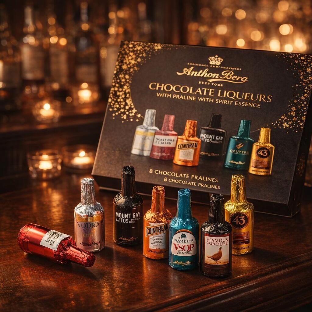 商品情報【以下のような内容で検索されております。】アンソンバーグ リカーアソート チョコレート リカーショコラ 洋酒チョコ ウイスキーチョコ お酒チョコ 大人 チョコ 高級チョコレート 詰め合わせ アソート セット 8P 8個 ギフト プレ...
