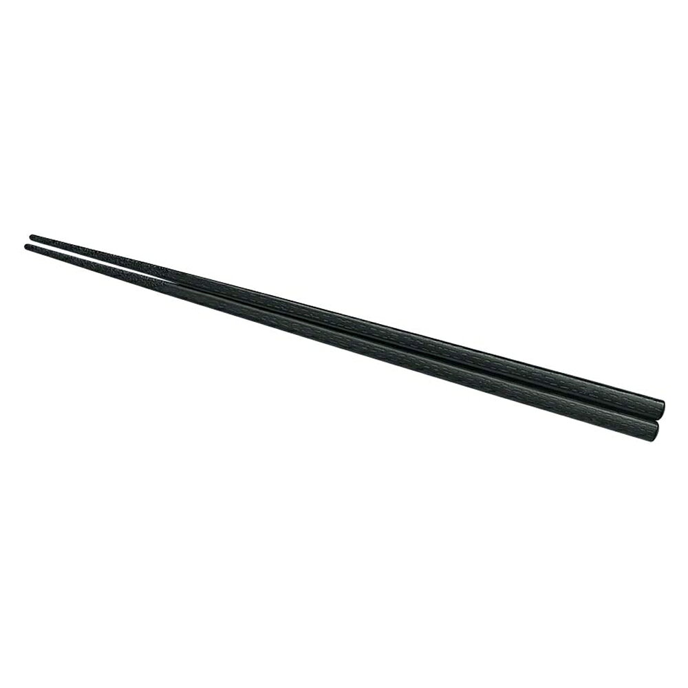 【PBT　四角　木目箸　黒　22.5cm　10膳入　90021380】 ●サイズ：全長225mm ●材質：PBT樹脂 ●耐熱温度：200℃ ●入数：10膳入 ●食器洗浄機・消毒保管庫・電子レンジ対応 ■耐熱温度200℃の業務用PBT樹脂箸。...