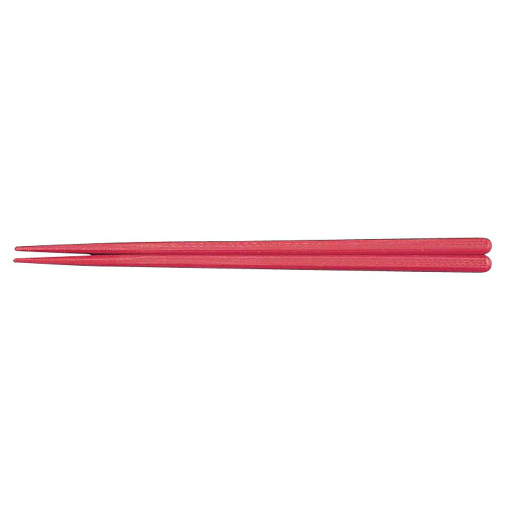 【PBT　六角　木目箸　朱　22cm　10膳入　90030220】 ●サイズ：全長220mm ●材質：PBT樹脂 ●耐熱温度：200℃ ●入数：10膳入 ●食器洗浄機・消毒保管庫・電子レンジ対応 ■耐熱温度200℃の業務用PBT樹脂箸。 ■...