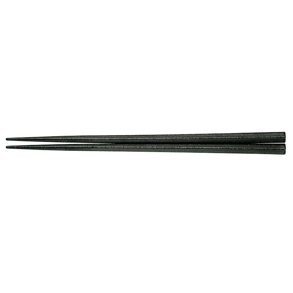 【PBT　五角箸　黒乾漆　22.5cm　10膳入　90030602】 ●サイズ：全長225mm ●材質：PBT樹脂 ●耐熱温度：200℃ ●入数：10膳入 ●食器洗浄機・消毒保管庫・電子レンジ対応 ■耐熱温度200℃の業務用PBT樹脂箸。 ...