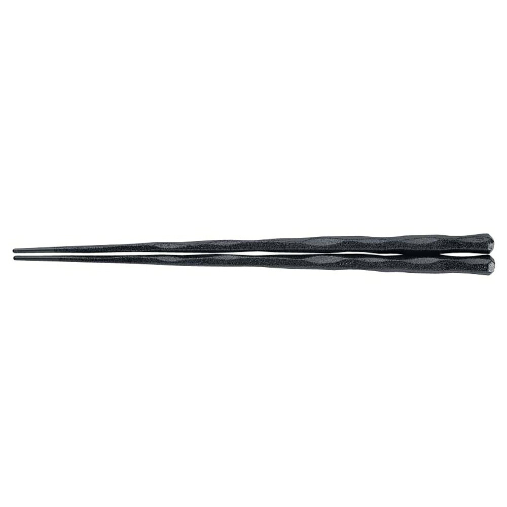 【PBT　六角一刀彫箸　黒乾漆　24cm　10膳入　90030862】 ●サイズ：全長240mm ●材質：PBT樹脂 ●耐熱温度：200℃ ●入数：10膳入 ●日本製 ●食器洗浄機・消毒保管庫・電子レンジ対応 ■耐熱温度200℃の業務用PB...