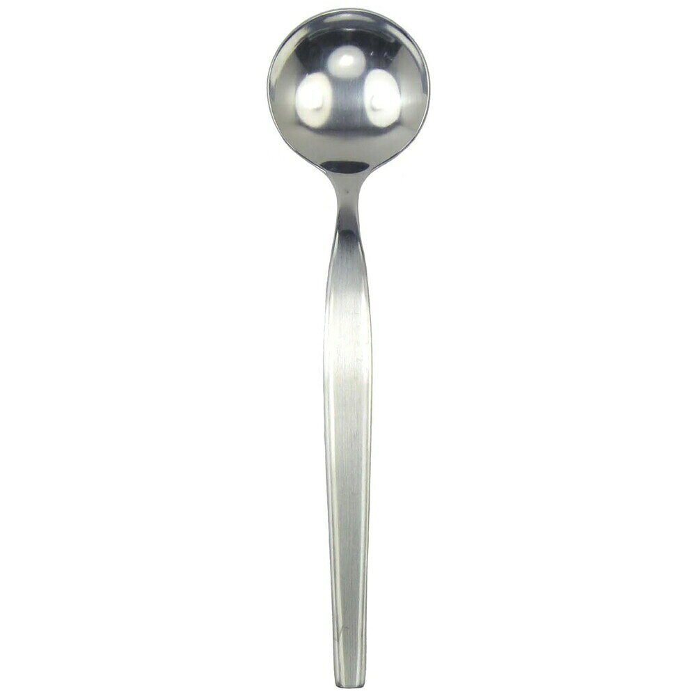 【18-0　ハイライン　ミツマメスプーン】 ●サイズ：全長125mm ●材質：ステンレス ●食器洗浄機対応 ●原産国：日本 ■安価で使いやすい業務用ステンレス製カトラリー。 ■豊富なラインナップで様々なシチュエーションに対応します。