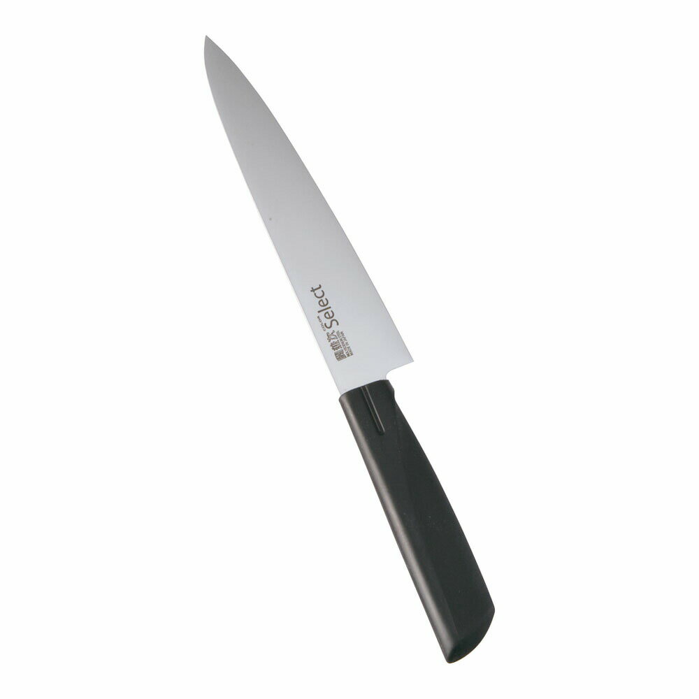 【関兼次　カラーセレクト　ペティナイフ　両刃　15cm　3012-BK　ブラック】 ●サイズ：刃渡り150mm（全長260mm） ●重量：48g ●背厚：1.3mm ●材質（刃）：大同特殊鋼製モリブデン・バナジウム・ステンレス鋼 ●材質（ハ...