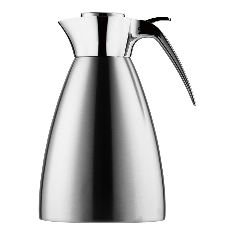 【18-8　ヘリオス　シュプリーム　コーヒーポット　2215-KB　1.5L】 ●サイズ：φ141mmx高さH224mm　口径44mm ●材質：ステンレス ●容量：1.5L ●食器洗浄機対応 ■ステンレス二重構造により保温性に優れています。...