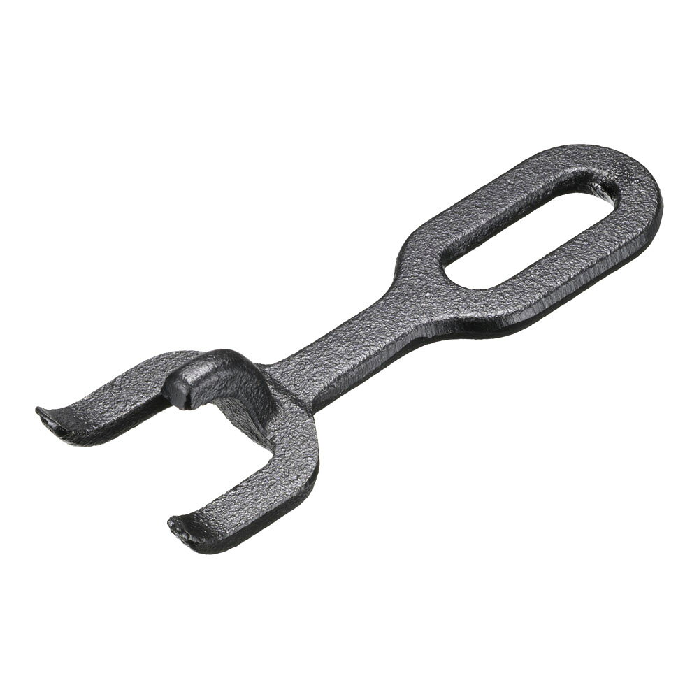 【S　ハンドル　＃13】 ●サイズ：全長125mm ●材質：:鉄鋳物 ●重量：0.1kg ■三和精機製作所「S　ステーキ皿」用のハンドルになります。 ■対応商品：ステーキ皿　平丸型　PSV-04/ミニステーキ皿　八角　13cm　PSV-15