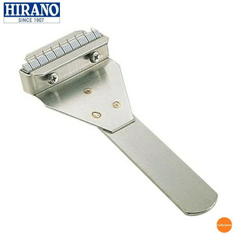 【いかにも　HS-5001　標準タイプ】 ●サイズ：全長155mm ●切込の深さ：3.5mm ●切込幅：6mm ●刃幅：60mm ●材質：ステンレス ●日本製 ●対象食材：ナス・いか（生・するめ）・ウインナー・魚 ■スーパーマーケット・鮮魚...