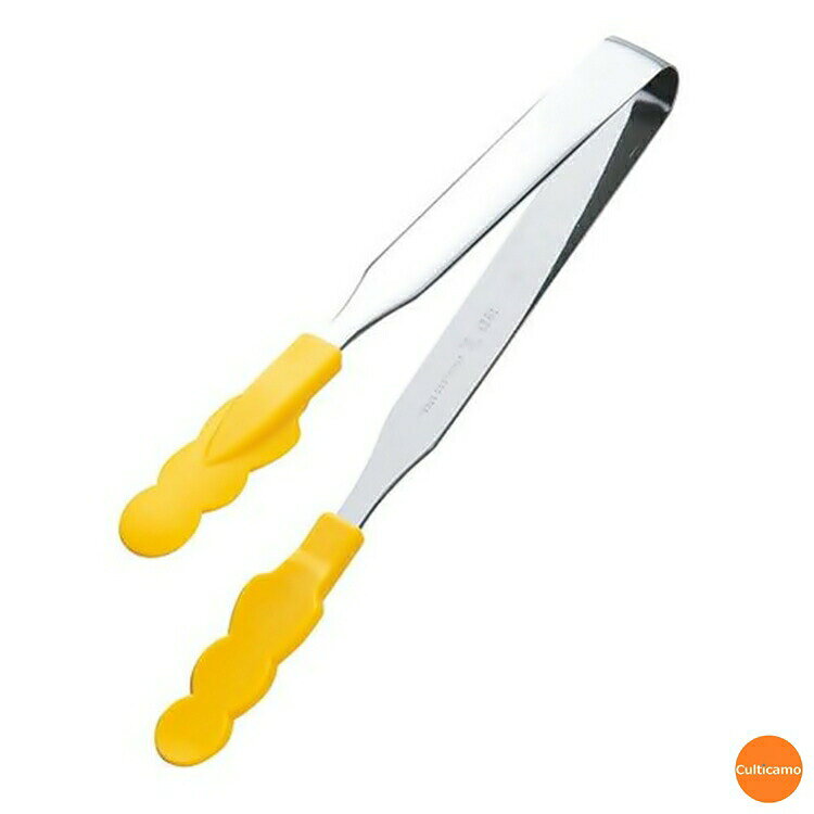 ●サイズ：全長175mm ●材質（樹脂部）：抗菌剤配合ナイロン66GF ●材質（金属部）：18-0ステンレス ●耐熱温度：樹脂部/270℃(食器洗浄機対応) *一般的なトングでいうとミニサイズになります。 ■幅広でフラットなハンドルラインと...