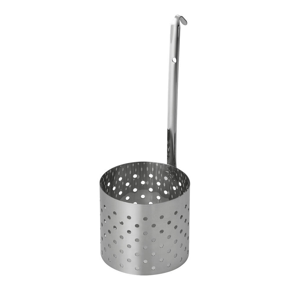 【SA18-8　かき揚げ丼用リング　11cm】 ●サイズ：φ110mmxH300mm ●リング高さ：100mm ●パンチング穴径：φ5mm ●材質：18-8ステンレス ■業務用の定番かんたん「かき揚げリング」！ ■厚みのある、カタチの整った...