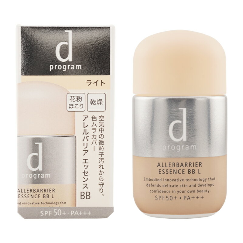 JAN 4514254101797 【商品説明】 花粉やちりなどの微粒子汚れから 肌を守り、うるおす。 赤み、くすみ・毛穴をカバーする エッセンスBB アレルバリアテクノロジーNEO搭載。 花粉・ちり・ほこりなど、空気中の微粒子汚れから肌を...