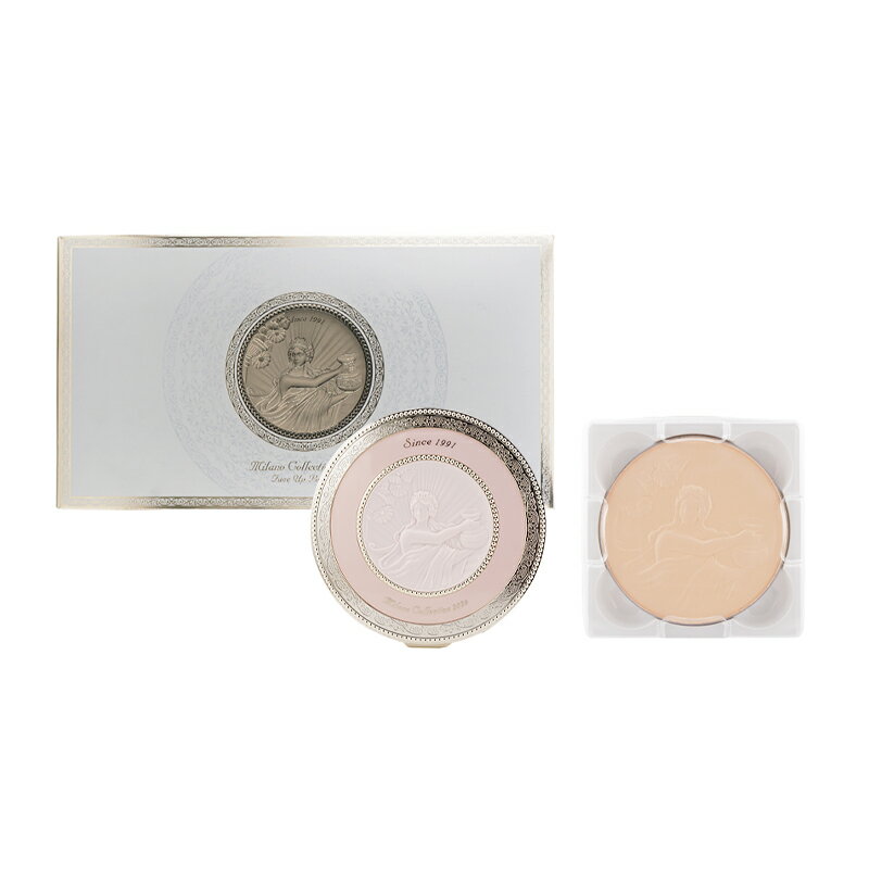 JAN 4973167014547 ひと塗りで、カバーも透明感も。 【商品名/内容物】 ミラノコレクション フェースアップパウダー 2026（本体）と詰め替え用（レフィル）のセット パフ1枚、透明シート2枚つき 【使用方法】 ●ファンデーシ...