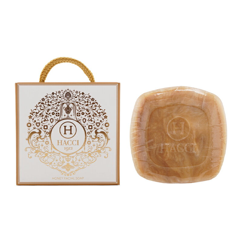 JAN 4582584211806 HACCIのベストセラー！はちみつ洗顔石けん 【商品名/内容物】 HACCI ハッチ はちみつ洗顔石けん 80g 【使用方法】 1. ネットに石けんを入れます。 2. 水をつけて、ネットに石けんを十分につ...