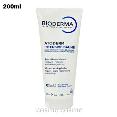 メーカー ビオデルマ 商品名 アトデルム インテンシブクリーム 内容量 200ml 商品説明 3種類のセラミドを配合した、なめらかな使い心地の保湿クリームです。 肌になじみやすいリッチなテクスチャーで、毎日のスキンケアに取り入れやすいです。...