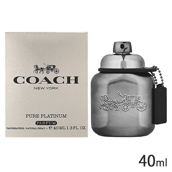 ブランド名コーチ (COACH)商品名ピュアプラチナムパルファムSP(COACH MAN PURE PLATINUM PARFUM)性別男性 メンズ フォー メン マン men's for men manカテゴリー フレグランス 香水・フレ...