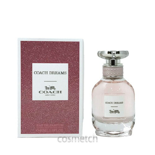商品番号 3386460109581 メーカー名 コーチ　COACH 商品名 コーチ ドリームス EDP 40ml SP （香水） 商品説明 アメリカンドリームを現代風に解釈し降り注ぐ太陽のもとで可能性に満ちたアメリカ西部を横断するロードト...