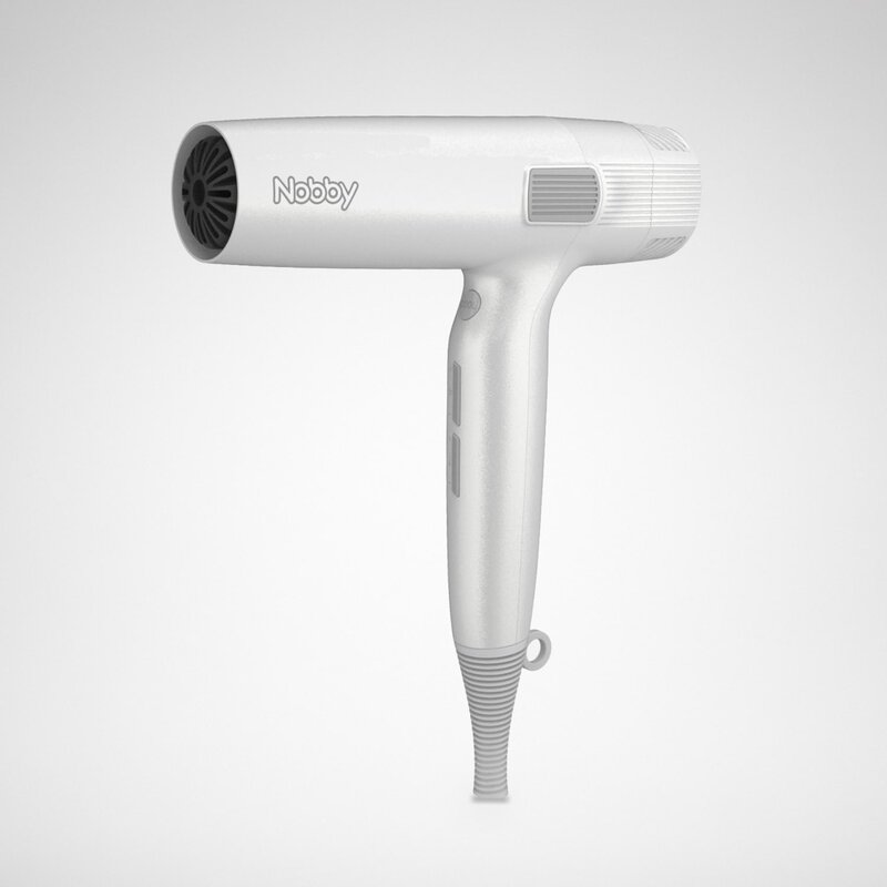 美を生み出す、すべての手に。 本体質量わずか310g (電源コードを除いた本体質量)!長時間のサロンワークをサポートする軽量スリム設計 ブラシレスDCモーターによる小型軽量化を実現。手が小さい方でも握りやすいスリム設計 マイナスイオンで静電...
