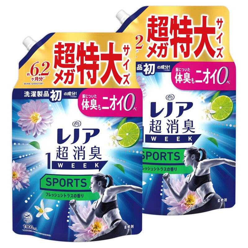 新しくなったレノア超消臭1weekは、汗をかいた時のニオイはもちろん、ベタつきまで防げるようになりました(*1)。冬に気になる、保温インナーの汗のニオイ。汗をかいてもさらっと吸収して速乾(*1)。しかも、何度汗をかいてもニオイ0へ(*2) ...