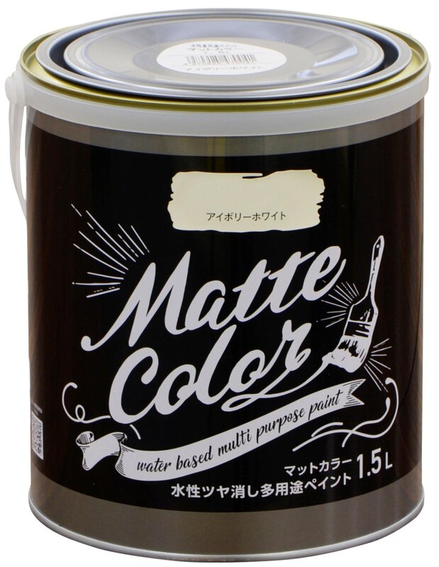 水性で塗りやすく、低臭タイプの屋内外兼用塗料です。 木部・鉄部・コンクリート・カベ紙などに塗れます。 落ち着いたツヤ消し(マット調)に仕上がります。 「Nuri-Deco-Wall」の調色用としても便利にご使用いただけます。 用途:(屋内外...