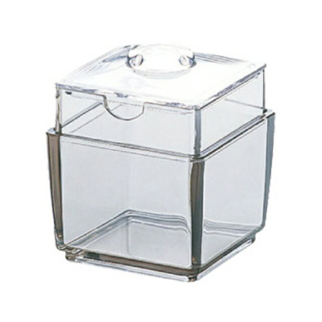 スペック メーカー　 YUKIWA シリーズ　 - サイズ　 外寸縦×外寸横×高さmm：77×77×H90 容量　 - 材質　 本体：ポリカーボネイト 蓋：メチルメタクリレート・スチレン共重合 生産地　 中国 その他仕様　 - 備考　 - ...