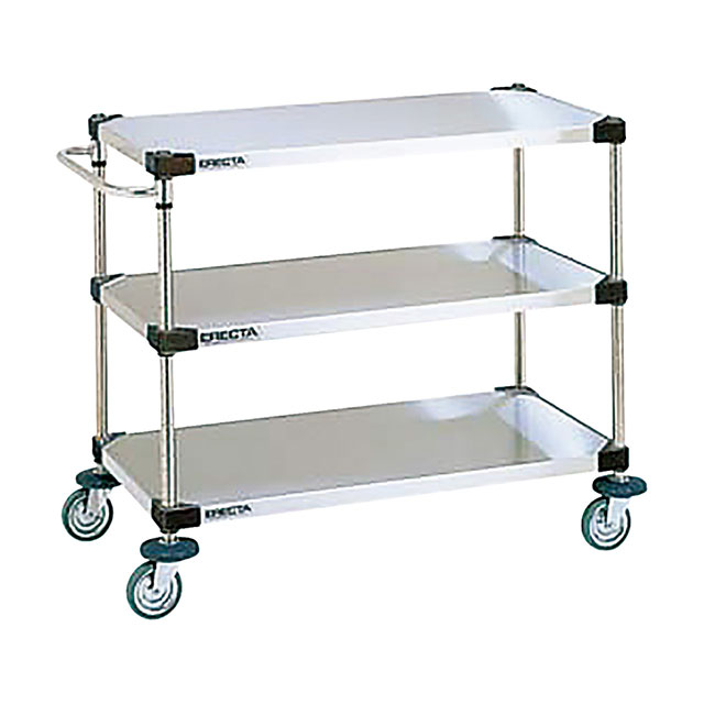φ100mm4輪自在エラストマー車 ■SUPER ERECTA CARTS（スーパーエレクター・カート） その可動性が強い味方。構成自在のワーキング・カート。 スーパーエレクター+キャスターのシンプル構造。耐久性に優れ、さまざまな用途にフレ...