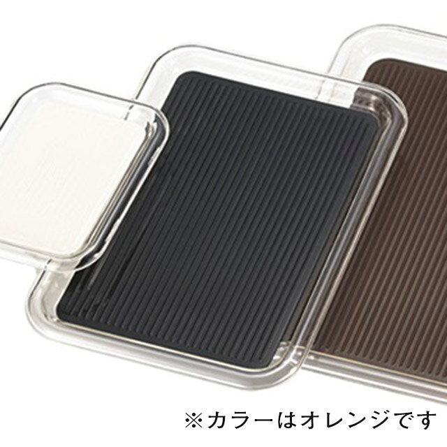 傾けても滑らず、倒れにくい　 マットがはがせてお手入れもラクラク スペック ブランド　 曙産業 シリーズ　 クリアマジックトレー サイズ　 外寸：264×187×H16mm 容量　 - 材質　 トレー：アクリル樹脂 マット：EVA樹脂 生産...