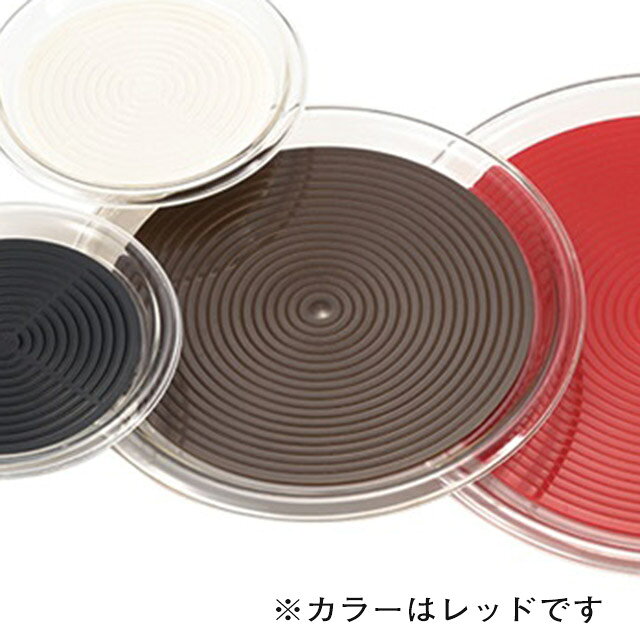 傾けても滑らず、倒れにくい　 マットがはがせてお手入れもラクラク スペック ブランド　 曙産業 シリーズ　 クリアマジックトレー サイズ　 外寸φ230×H16mm 容量　 - 材質　 トレー：アクリル樹脂 マット：EVA樹脂 生産地　 日...