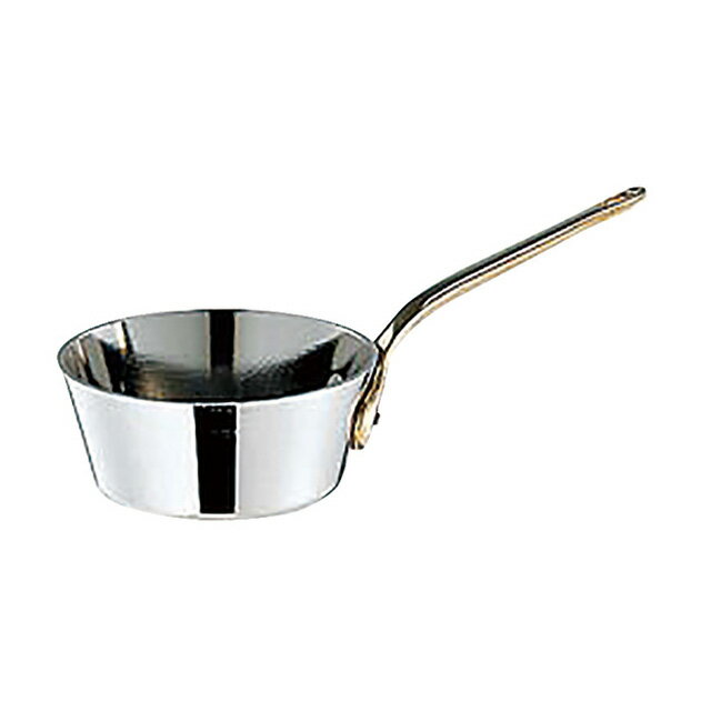 スペック ブランド　 和田助製作所 シリーズ　 - サイズ　 内径×深さ：φ100×43mm 容量　 270ml 材質　 本体：18-8ステンレス ハンドル：真鍮 生産地　 日本 その他仕様　 板厚：1.2mm 備考　 - 管理コード　 管...