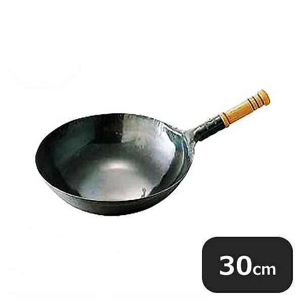 鉄打出木柄北京鍋 30cm カンダ （001057） 商品詳細 シリーズ - アイテム 中華鍋 サイズ 内径300mm 深さ90mm 板厚1.2mm 容量 - 材質 本体:鉄　柄:天然木鉄打出木柄北京鍋 30cm カンダ （001057）