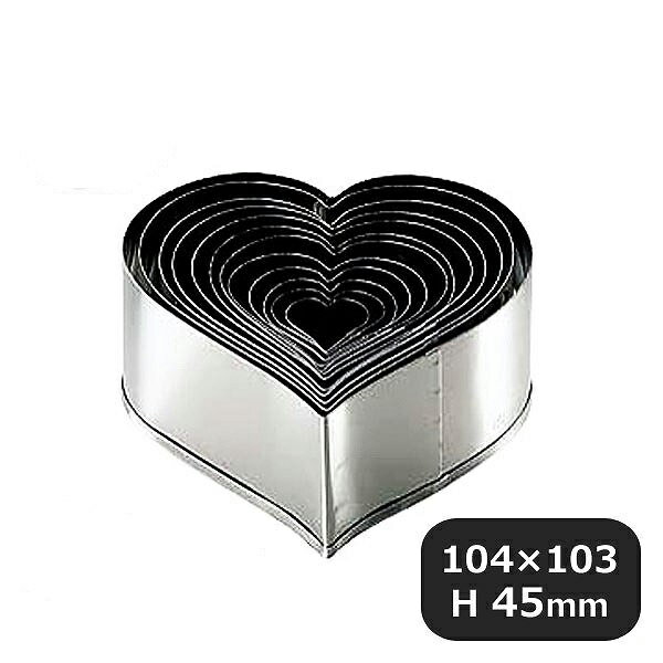 18-8パテ抜 ハート No.11 (082070) 商品詳細 シリーズ - アイテム 細工セット サイズ サイズ104×103mm 高さ45mm素材 18-8ステンレス18-8パテ抜 ハート No.11 (082070)