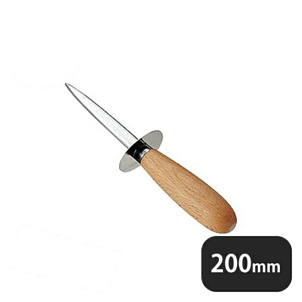 STオイスターナイフ 大 (072010) 商品詳細 メーカー - サイズ 全長200mm 材質 刃：18-0ステンレス柄：天然木 産地 日本 備考 -STオイスターナイフ 大 (072010)