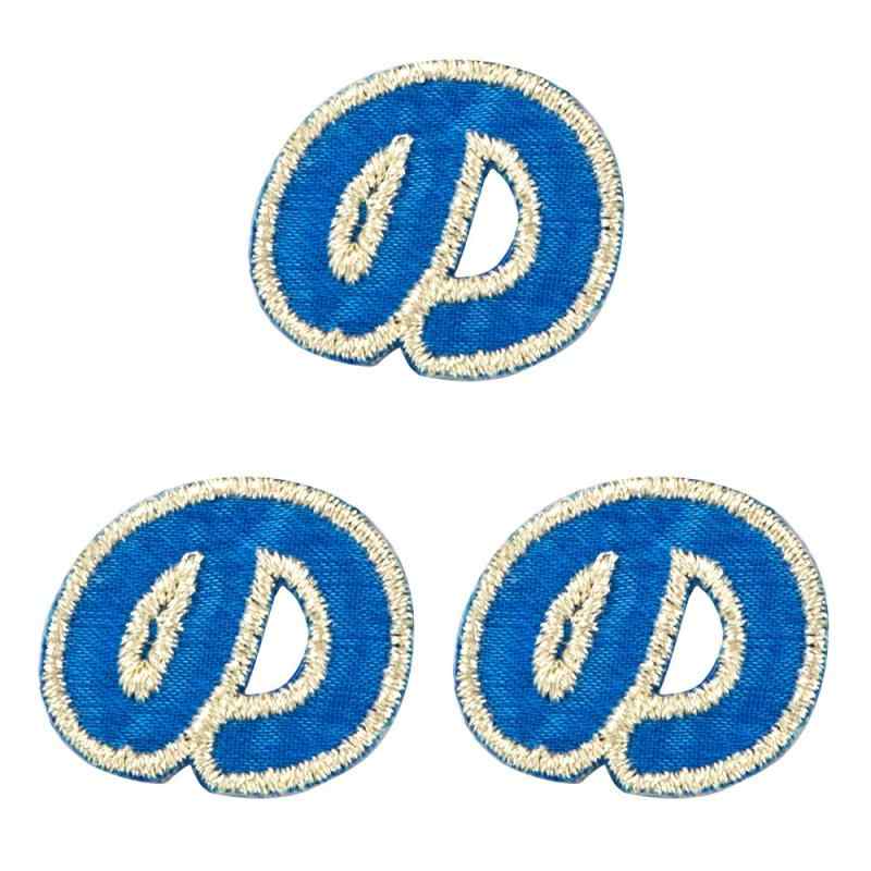 ミノダ ひらがな の ブルー (3枚セット) AM0213梱包サイズ:5.0×1.0×4.0cm形: 花型