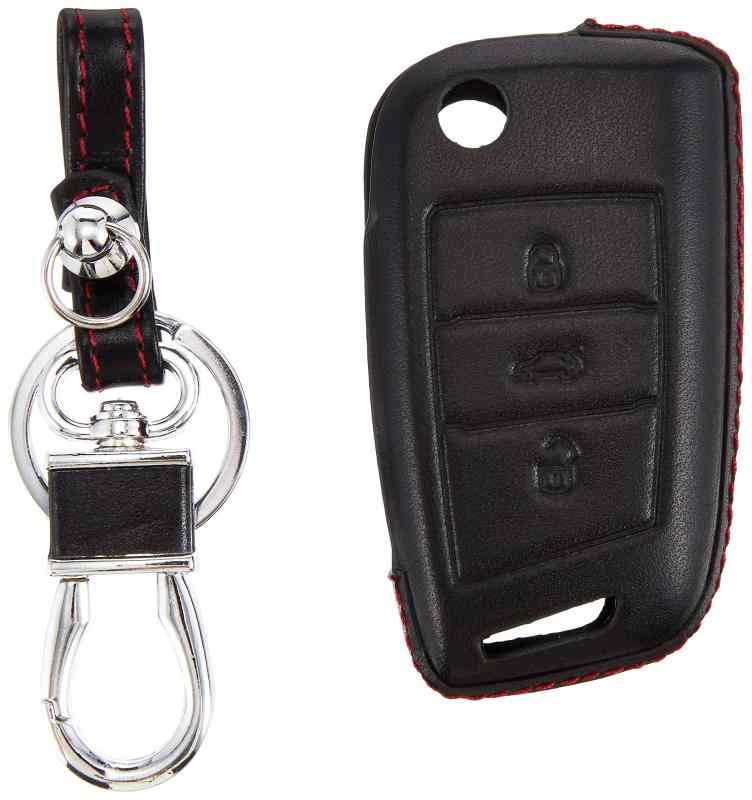 core OBJ レザーキーカバー for Volkswagen 赤ステッチ Golf7 GTI / Golf7 R / Golf7.5 GTI / Golf7.5 R用 LE-GT-001core OBJ select LetherKey...