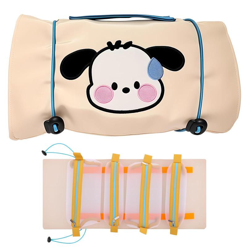 メイクポーチ トラベルポーチ 化粧ポーチ コスメポーチ 大容量 便利グッズ 旅行 防水 折りたたみ 吊り下げ 化粧品バッグ 収納バッグ 4仕切り 取り外し 持ち運び 折り畳み トイレタリーバッ【収納袋の取り外しができる】化粧ポーチ内に独立し...