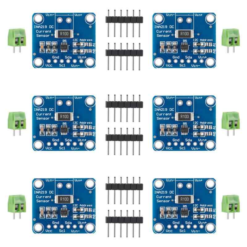 ACEIRMC 6個 INA219 I2C 双方向DC電流電源センサー ブレークアウトモジュール Arduino Raspberry Piと互換性あり(6個)INA219 I2C IIC 双方向DC電流電源センサー ブレークアウトモジュール...