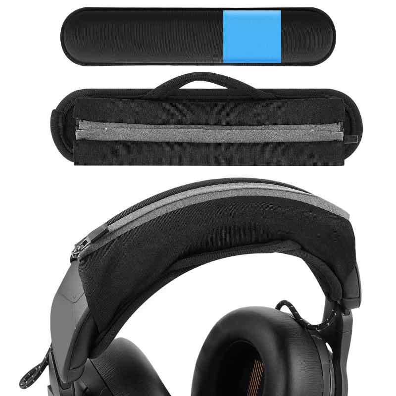 Geekria ヘッドバンドカバー + パッド セット 大型ヘッドセット コルセア Corsair, ジェイビーエル JBL, Logitech, レイザー Razer, ゼンハイザー Sennheiser, TurtleBeach に対応...
