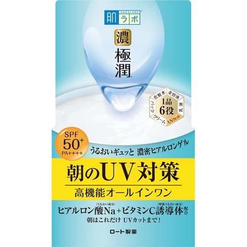 商品特徴 ■3つのうるおい成分を配合した、UVカット機能のあるオールインワンゲル ■みずみずしい使い心地で角質層深くまでたっぷり潤し、暑い時期のスキンケアにもおすすめです。 ■洗顔後、これ1つで「化粧水」「美容液」「乳液」「クリーム」「パッ...