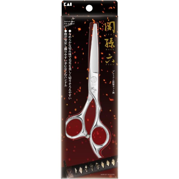 商品特徴 ■オールステンレス製の鍛造散髪ハサミ ■開閉がスムーズで、なめらかな切れ味なので毛先を切りそろえやすく、指が安定し握りやすい手にフィットするデザインです ■ステンレス刃物鋼 サイズ160×62×8mm重さ58g ※商品リニューアル...