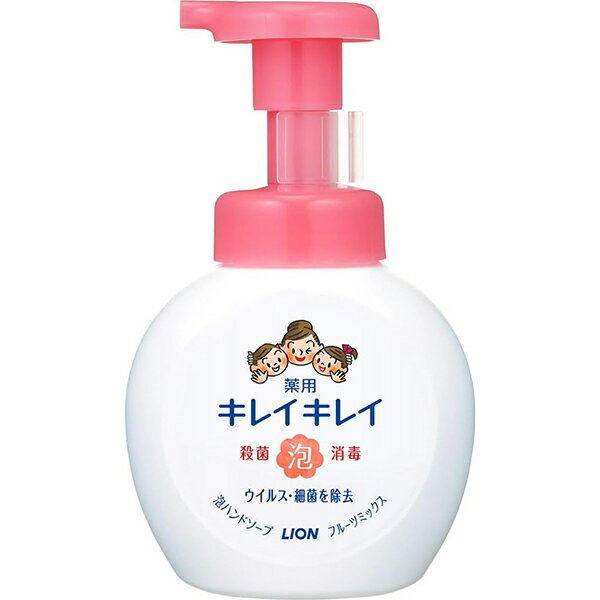 商品特徴 ■薬用 殺菌+消毒。バイ菌を増やさない抗菌ポンプヘッド新採用！きちんと殺菌し、バイ菌から手肌を守るキレイキレイ薬用泡ハンドソープ ■きめ細かな泡が汚れをすみずみまでキャッチし、しっかりと落とします。 ■すばやい泡切れ、ぬるつかない...