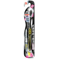 商品特徴 ●ブラシの用毛には黒い特殊毛（プラチナコロイドセラミックス入り）を使用。水だけでも効果的な歯垢除去！ 通常ナイロン毛の歯ブラシに比べ、歯垢除去が約15％up！（ジャックス調べ） ●使い勝手がよく、歯のすみずみまで効果的にスッキリ！...