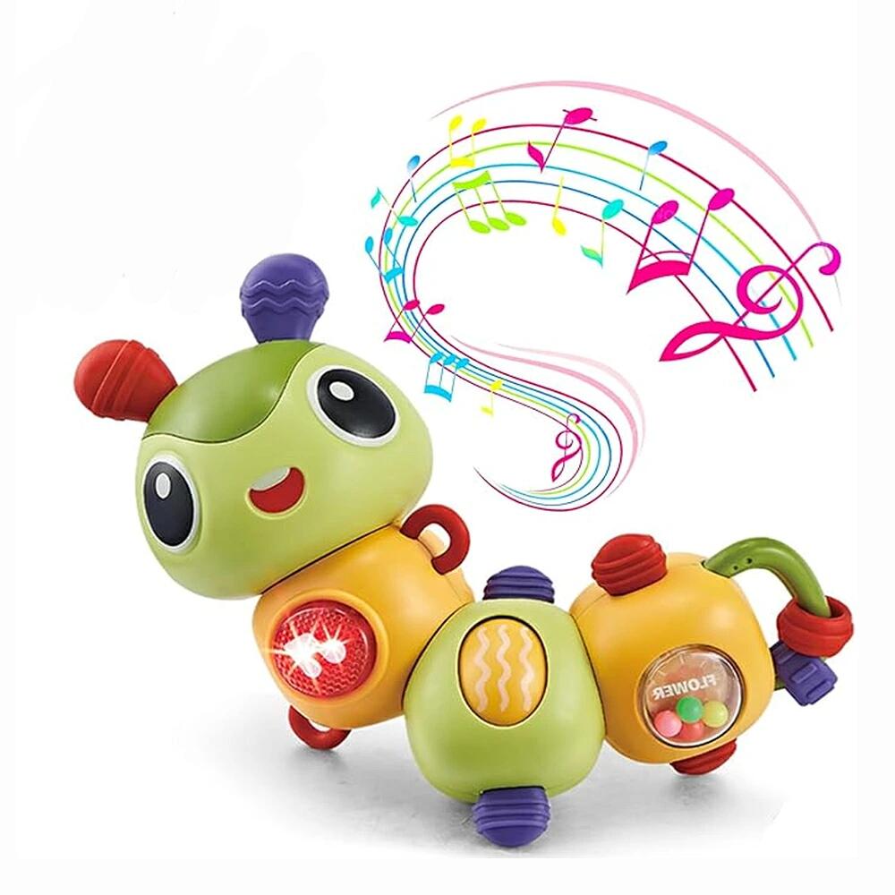 【楽しむ音楽と光の赤ちゃんおもちゃ】音楽と光は、子どもの心を捉える魔法のような機能です。このおもちゃには、8つの子守歌と12種類の効果音が収められており、音楽が流れるたびに8色のLEDライトが点滅し、赤ちゃんの興味を引き、心を和らげます。 ...