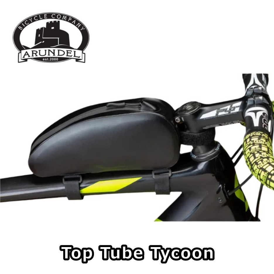 ブランド名 Arundel 商品名 Arundel Top Tube Tycoon 概要 ・耐水性、溶接シーム構造 ・広々とした40立方インチの収納スペース ・ストラップまたはろう付けで固定します ・滑らかで先細りの形状、超音波溶着による継...