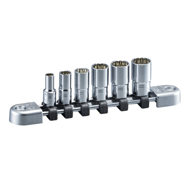 ●ネプロス6.3sq.ソケットホルダーにセットしたセミディープソケットセット。 ●強度・靭性・耐久性を備えた材料と高度な熱処理技術を採用し、KTCブランドと同等の強度ながら薄肉・軽量化を実現。 ●口径部と差込角部にはKTC独自のパワーフィッ...