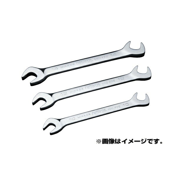 ●1本に同サイズで異なるアングル角（30度・60度）を採用。スタンダードスパナ（15度）と異なる2つのアングル角度で作業範囲が広がります。 ●ヘッド部は幅を極力小さく、力の加わる部分にボリュームを持たせ、従来のやり形を進化させたKTC独自の...