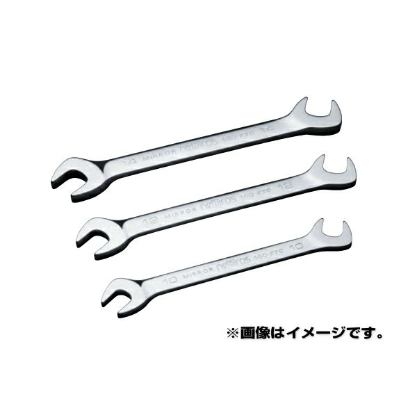 ●1本に同サイズで異なるアングル角（30度・60度）を採用。スタンダードスパナ（15度）と異なる2つのアングル角度で作業範囲が広がります。 ●ヘッド部は幅を極力小さく、力の加わる部分にボリュームを持たせ、従来のやり形を進化させたKTC独自の...